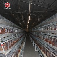 China A Frame Hot Dipped Layer Battery Chicken Cage 4 Layers / Cell for sale