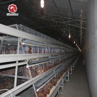 China A Frame Hot Dipped Layer Battery Chicken Cage 4 Layers / Cell for sale