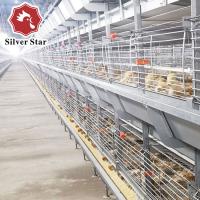 China H Type Hot Galvanized Chick Brooder Cage 5 Tiers 170 Birds for sale