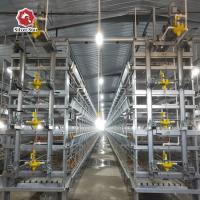 China 85*62.5*50 Cm Size Broiler Chicken Cage H Type for sale