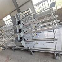 China Q235 Steel Battery Chicken Layer Cage 3 Tier 180 Birds Poultry Breeding Equipment for sale