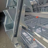 China Latest Design A Type Baby Chick Cage With Drinking 13 Chicks / Cell for sale