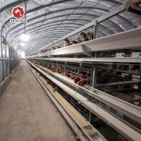 China H Type Layer Chicken Cage Hot Dipped Galvanised Chicken Farm for sale