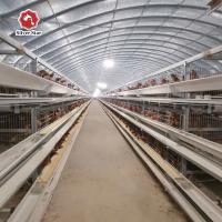 China 5 Layers Hot Dipped Galvanized Chicken Cage System - 120-160 Bird Capacity, 180×200cm Base Size for sale