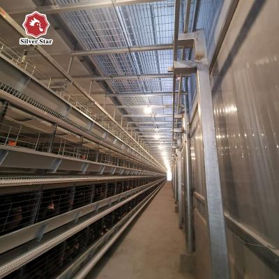 China Turnkey H-Type Layer Battery Cage Project Solution for 50,000+ Chicken Farms for sale