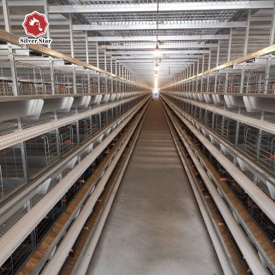 China Q235A Steel Wire Broiler Chicken Cage 200 Birds H Type Battery Poultry Farm Equipment for sale
