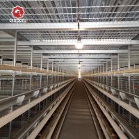 China H Type 2.5mm Open House Battery Cage System 450cm2/Bird Area for sale