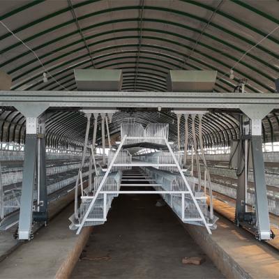 China A Type Full Automatic Battery Chicken Cage Cold Galvanized For Farm for sale