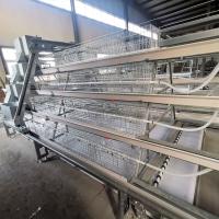 China 3 Tiers Battery Layer Chicken Cage Automatic Drinking For Laying Hens Farm for sale
