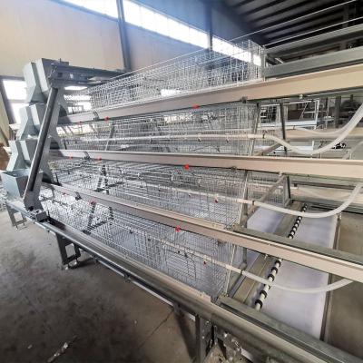 China 3 Tiers Battery Layer Chicken Cage Automatic Drinking For Laying Hens Farm for sale
