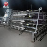 China Automatic Drinking Baby Chick Poultry Battery Cage Galvanized 3-8 Tiers 126-168 Birds for sale