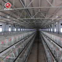 China Galvanized Baby Chick Brooder Cage 3-4 Layers H Type 850x1250mm Poultry Broiler Cage for sale
