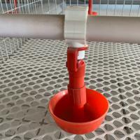 China 1500x1000mm Broiler Cage Poultry Drinking System - 3/4 Tier, 90-120 Bird Capacity, 500cm² Space per Bird for sale