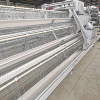 China A Type Free Design Hot Galvanized Chicken Cage 4 layers for sale