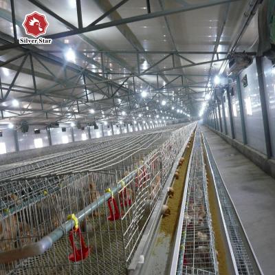 China Automatic Baby Chick Broiler Cage 3-8 Tiers Hot Galvanized Poultry Farming Equipment for sale