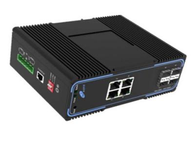 China Managed Gigabit Ethernet Switch with 4 POE Ports and 4 SFP Slots for sale