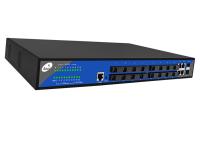 China 4 Gigabit Ethernet SFP Optical Switch 16 10 / 100M with 2 SFP Ports for sale
