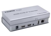 China Support USB Mouse Keyboard Extension HDMI KVM Extender Over IP 1080P 200M for sale