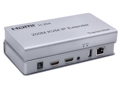 China Support USB Mouse Keyboard Extension HDMI KVM Extender Over IP 1080P 200M for sale