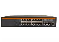 China 16+2+1 POE Ethernet Switch 16 POE And 2 RJ45 And 1 SFP Ports for sale