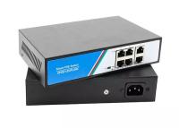 China IP Camera System 4+2 POE Network Switch 100 / 250m 10 / 100Mbps for sale