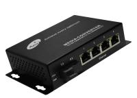China 10/100Mbps 4 Port Ethernet Switch Fiber To Rj45 Converter CBIT VLAN Support for sale