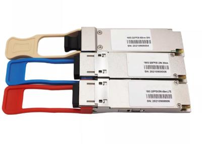 China MTP / MPO Connector SFP Fiber Transceivers , 100M Multimode 100G QSFP28 Transceiver for sale