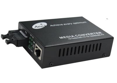 China Multimode Dual Fiber Ethernet Media Converter 10/100Mbps 850nm 1310nm 2km for sale