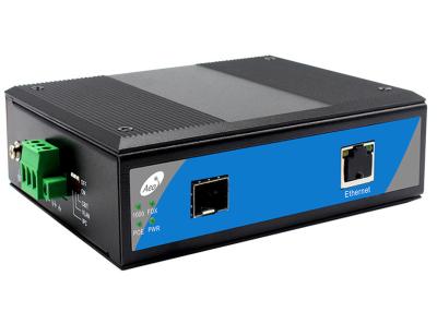 China 40Gbps Ethernet Media Converter , SFP Fiber Optic To POE RJ45 Media Converter for sale