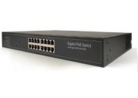 China 16 Ports Unmanaged Ethernet Switch , Full Gigabit 16 Port POE Switch for sale