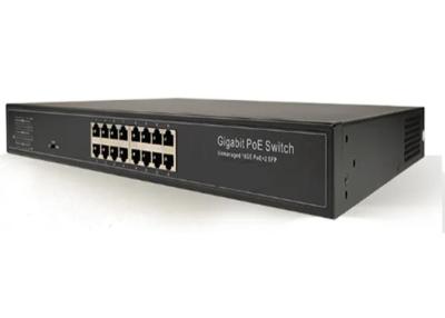 China 16 Ports Unmanaged Ethernet Switch , Full Gigabit 16 Port POE Switch for sale
