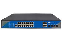 China 16 Ports POE Full Gigabit 16+4+4 Managed SFP Switch With 4 Combo Ports for sale