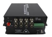 China 1080P 720P Fiber Video Transceiver 8ch Video to Fiber RS485 AHD / CVI / TVI for sale