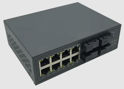 China 32g Fiber Ethernet Switch With 8 10/100/1000tx Ethernet + 4 1000fx Fiber Ports for sale