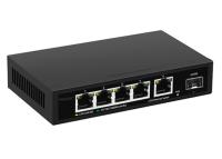 China DC12V Ethernet Fiber Switch 5 Port 2.5 G Switch With 10G SFP+ Uplink for sale