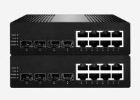 China Managed Gigabit POE SFP Fiber Switch Industrial L2+ With 8GE Ports and 4G SFP Slots for sale