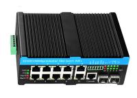China Layer 2 Managed Ethernet Switch With Full Gigabit 8 Port POE+ 2 Combo Ports for sale