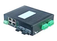 China L2+ Industrial Ring Managed Ethernet Switch 4x10/100TX + 4xRS485 + 2x100FX SC Ports for sale