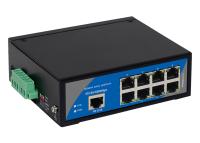 China 9 Port 100M Industrial Ethernet Switch IP40 Aluminium case DIN Rail/Wall Mount for sale