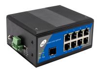 China Single Fiber Port POE Ethernet Switch With External Power Supply 8 Ports for sale