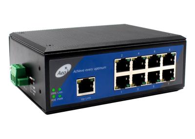 China 8 Port POE Ethernet Switch With CBIT 1 Uplink Port 50/60 Hz for sale