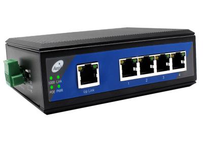 China Industrial POE Ethernet Switch Temperature -40-85°C VLAN IPC 250M for sale