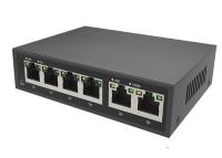 China Full Gigabit 6 Port POE Ethernet Switch 1-4 Support BT PoE MAX 90W for sale