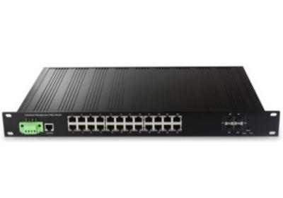 China 28-port Managed Industrial Ethernet Switch With 4 10G SFP+ Slot And 24 10/100/1000Base-T(X) Ethernet Port for sale