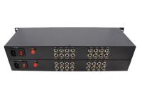 China HD-AHD/CVI/TVI Coaxial Video Over Fiber Converter 16ch 1080P BNC Video With Rs485 Data for sale