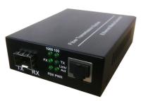 China 1000Mbps Data Rate Fiber Media Converter 1SFP and 1RJ45 Port SFP Media Converter for sale