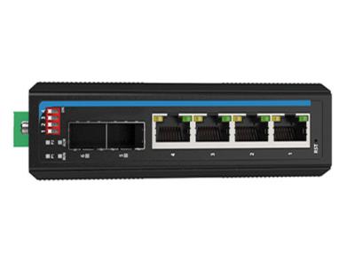 China Managed SFP Switch Industrial 4 1000M POE Ports with 2*1000M SFP Ports for sale