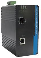 China Industrial SFP Fiber Switch 1 Port 100BASE SFP + 1 Port 10 / 100BASE-T for sale