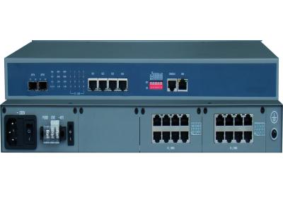 China E1 Fiber Media Converter With 4/8/16 E1 Ports And 4 Ethernet Ports And 2 SFP Ports for sale