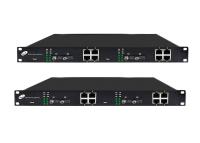 China Managed Fiber Optic To Ethernet Switch 4 Optical 8 Ethernet Ports for sale